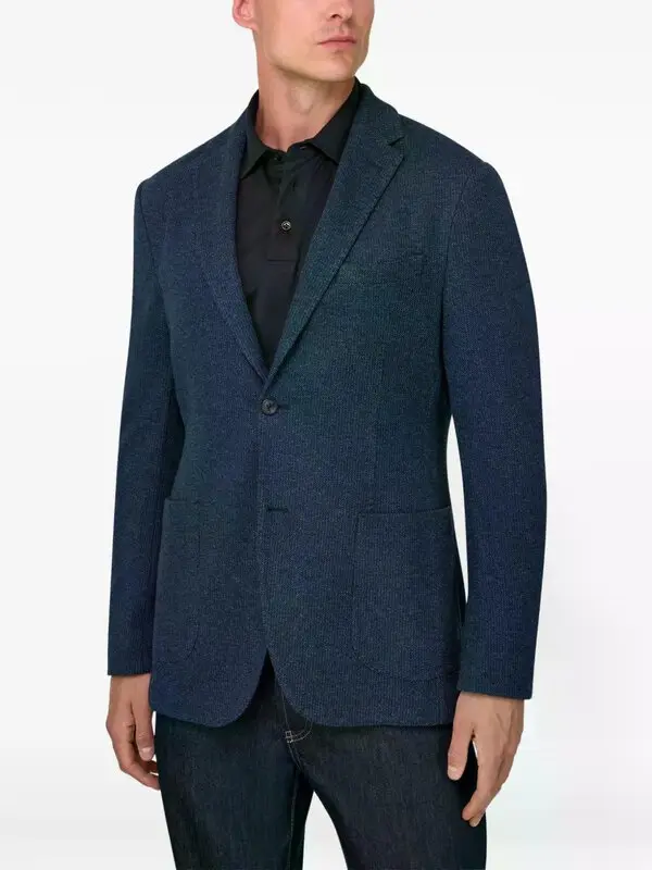 Boggi Milano Blazer Structured Cotton-blend B Jersey