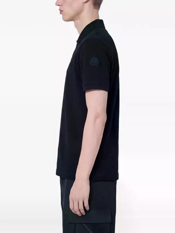 Moncler Piqué Short-sleeve Polo Shirt