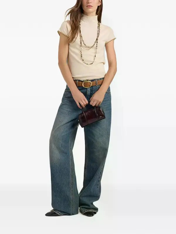 Momoni Kame Garment-dyed Wool Top