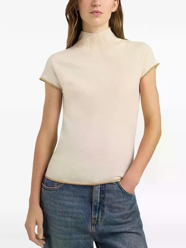 Momoni Kame Garment-dyed Wool Top