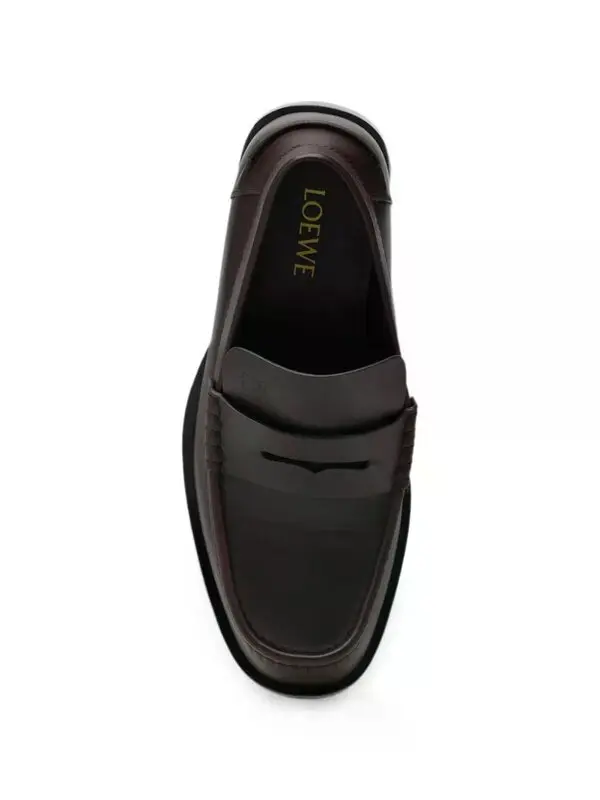 Loewe Bobine Loafers In Shiny Calfskin