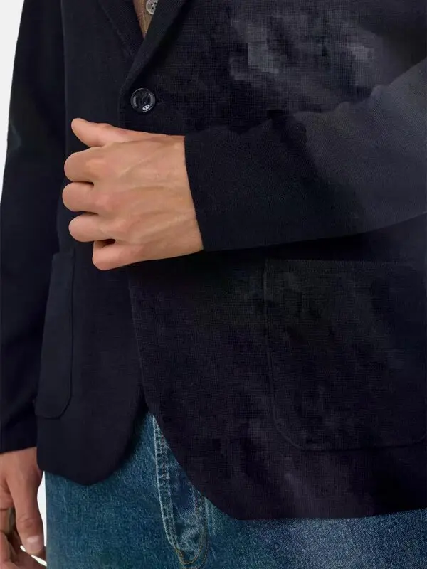 Boggi Milano Knitted Jacket In Extrafine Merino Wool