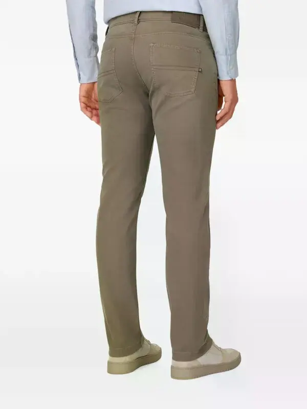 Boggi Milano Jeans In Stretch Cotton Tencel - Neutrals