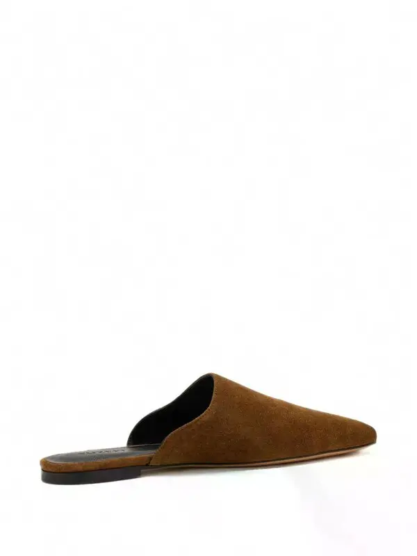 Yuzefi Sahra Suede Mules - Brown
