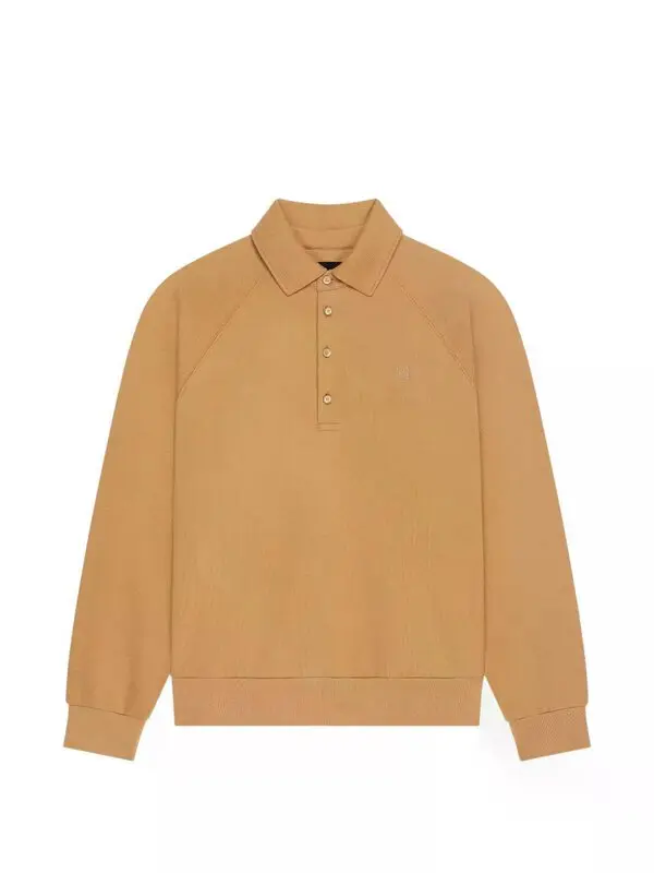Givenchy Polo Sweatshirt In Fleece - Neutrals