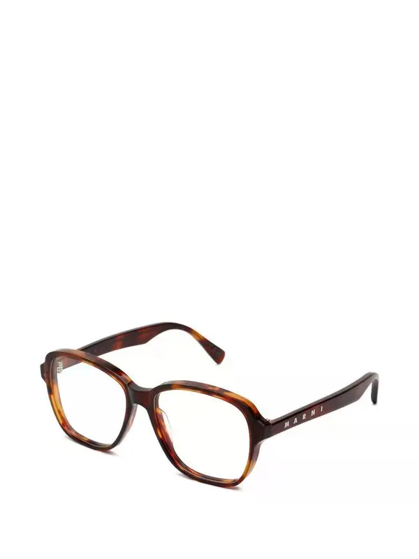 Marni Tortoiseshell-effect Square-frame Glasses