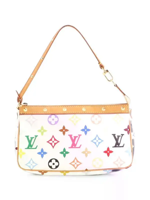 LOUIS VUITTON Pochette Accessoires Monogram Multicolor Clutch Bag