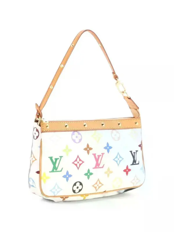LOUIS VUITTON Pochette Accessoires Monogram Multicolor Clutch Bag