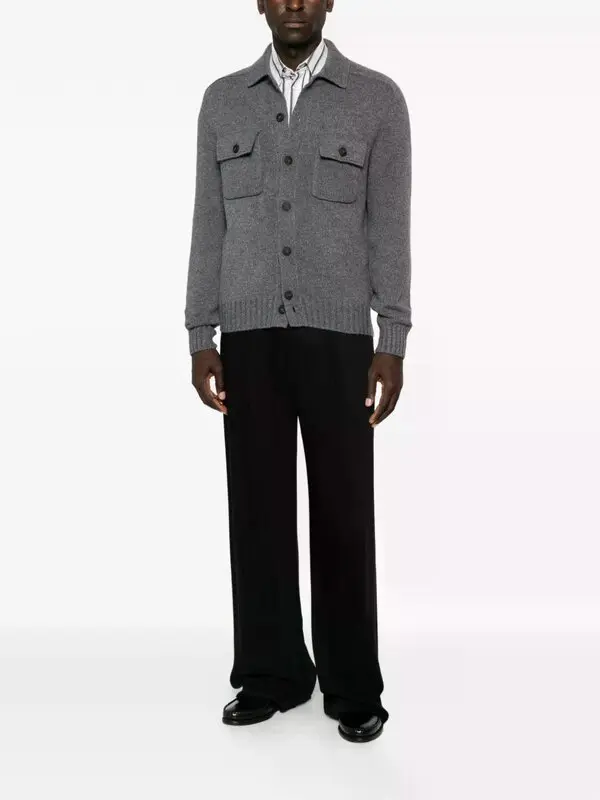 GRAN SASSO Button-up Pocket-detail Cardigan