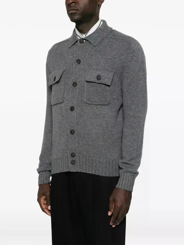 GRAN SASSO Button-up Pocket-detail Cardigan