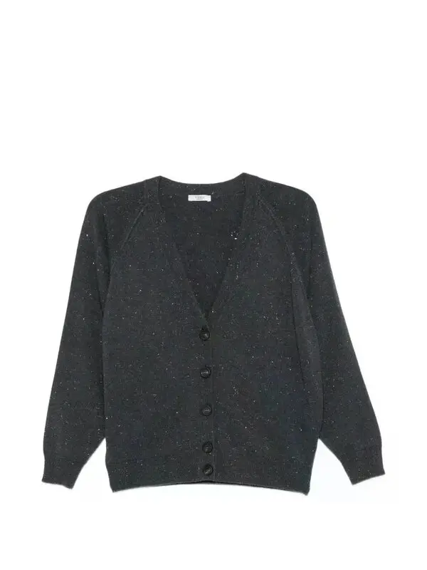 Peserico Flecked V-neck Cardigan