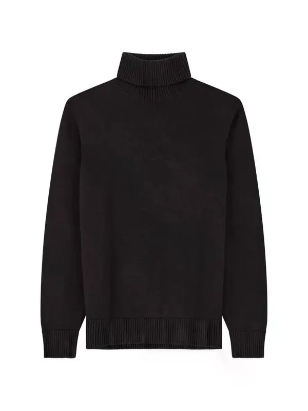 Boggi Milano Turtleneck Jumper In Extrafine Merino Wool