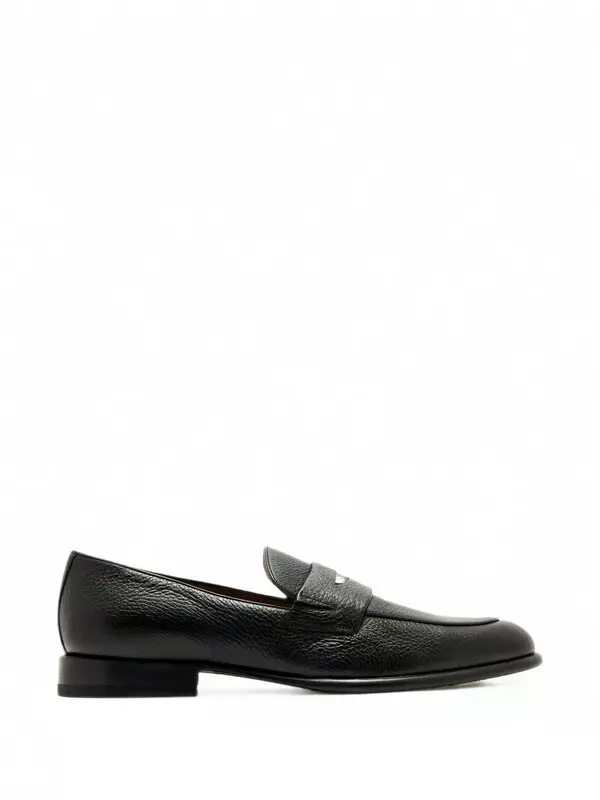 Neil Barrett Cervo Grain-leather Loafers