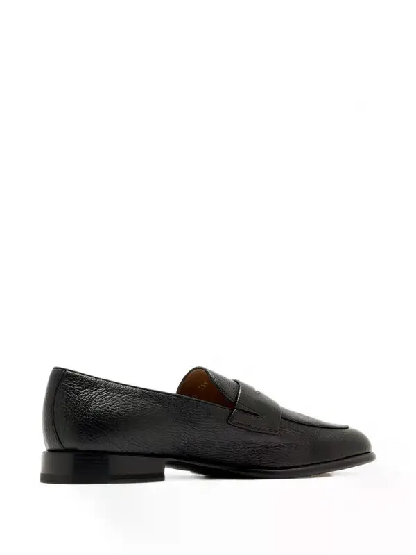 Neil Barrett Cervo Grain-leather Loafers