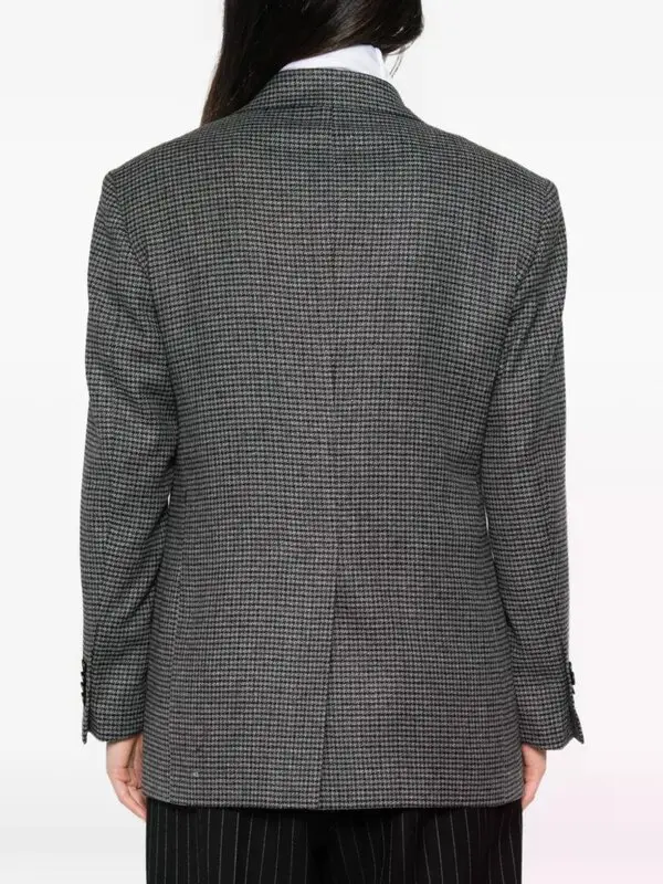 Tagliatore Houndstooth Double-breasted Blazer