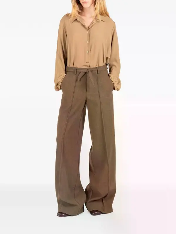 SOCIETE ANONYME Tie-fastening Wide-leg Trousers