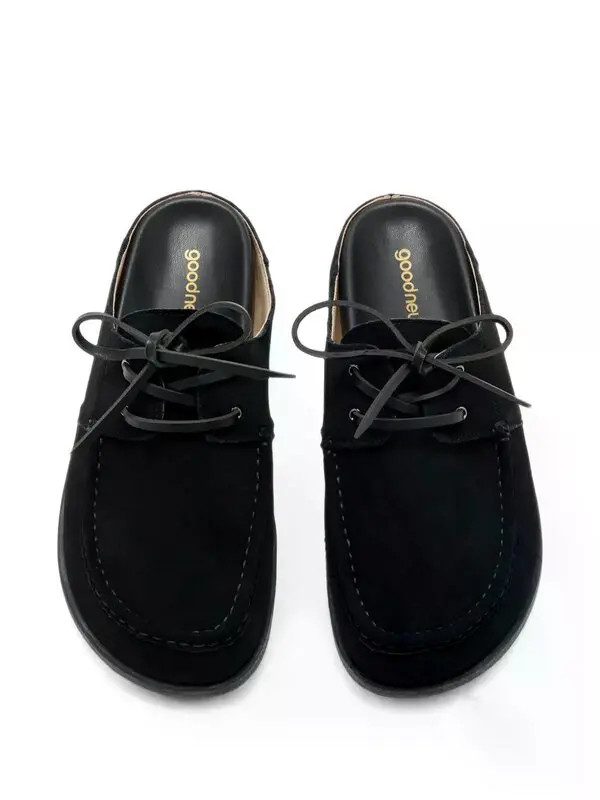 Good News Kindlin Lace-up Suede Mules