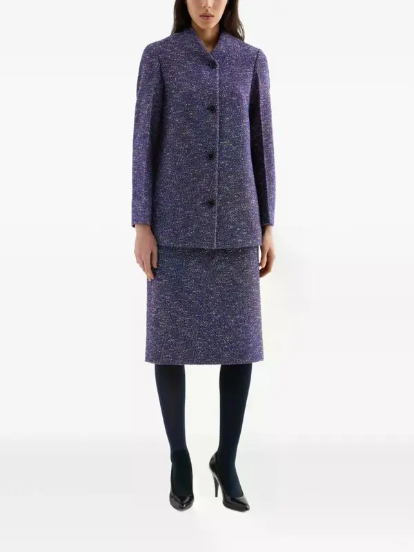 JIL SANDER Wool Tweed Skirt