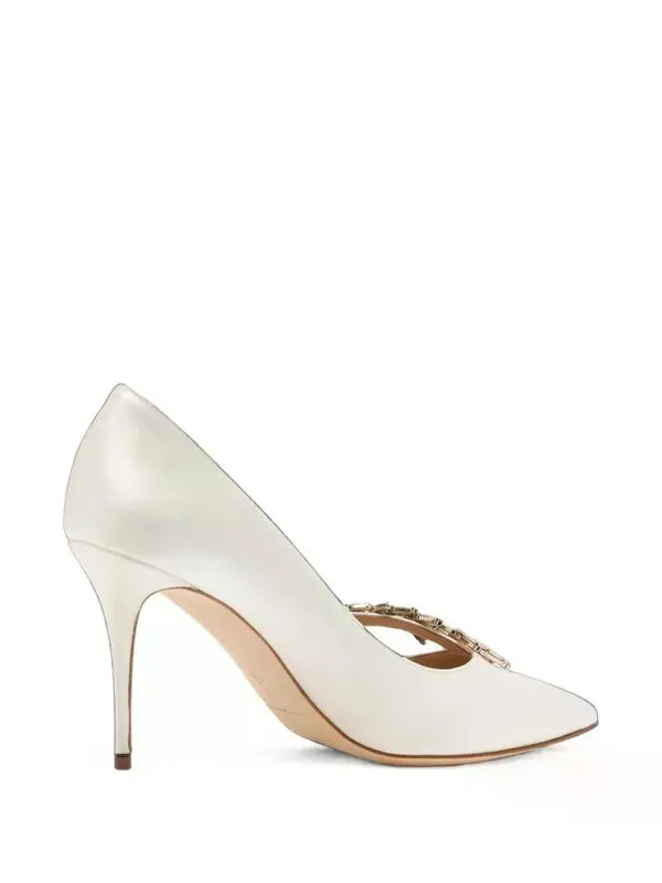 Manolo Blahnik Nadira Crystal-embellished Pumps