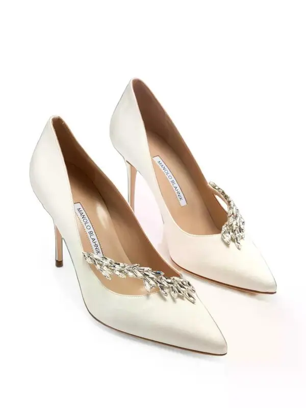 Manolo Blahnik Nadira Crystal-embellished Pumps