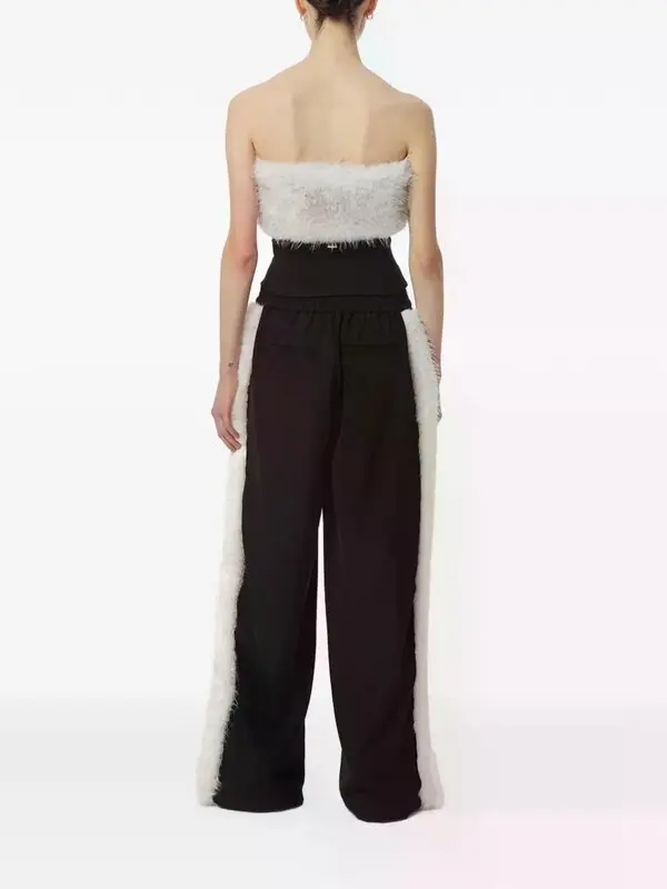 Apparis Ivy Faux-fur Trim Trousers