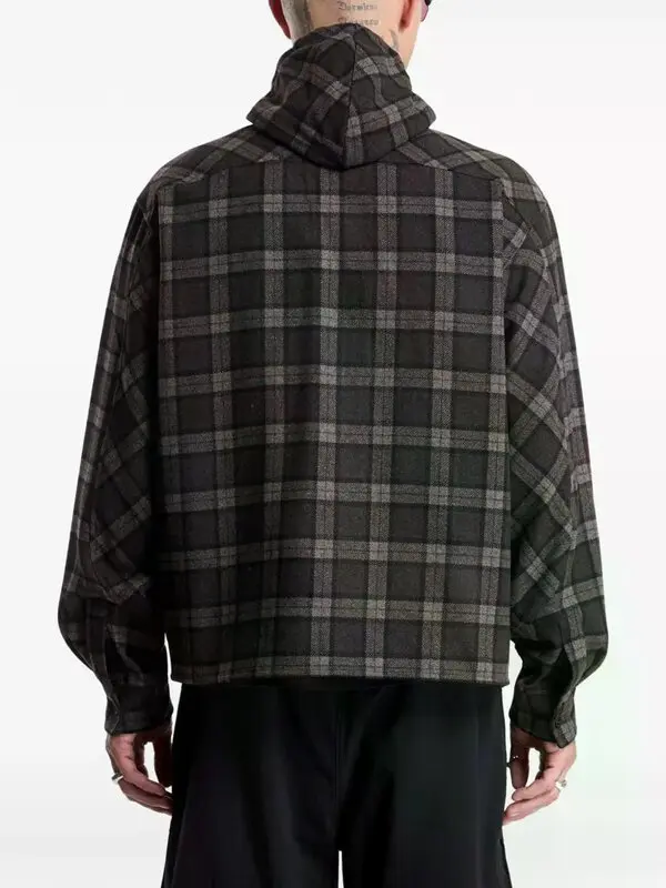 ROA Logger Hooded Checked Shirt