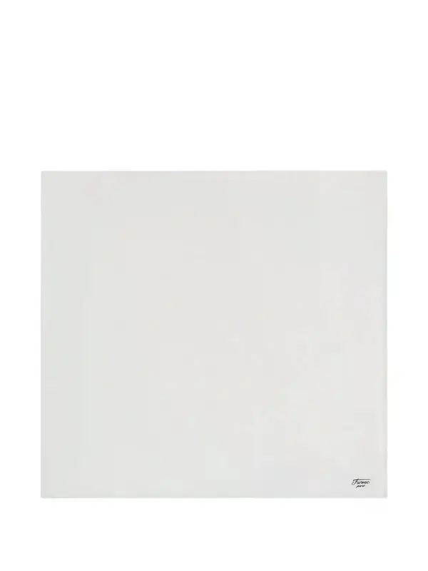FURSAC Silk Pocket Square - White