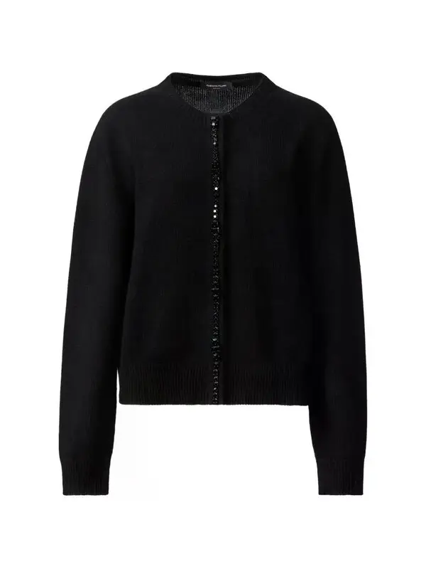 Fabiana Filippi Bead-embellished Cardigan - Black