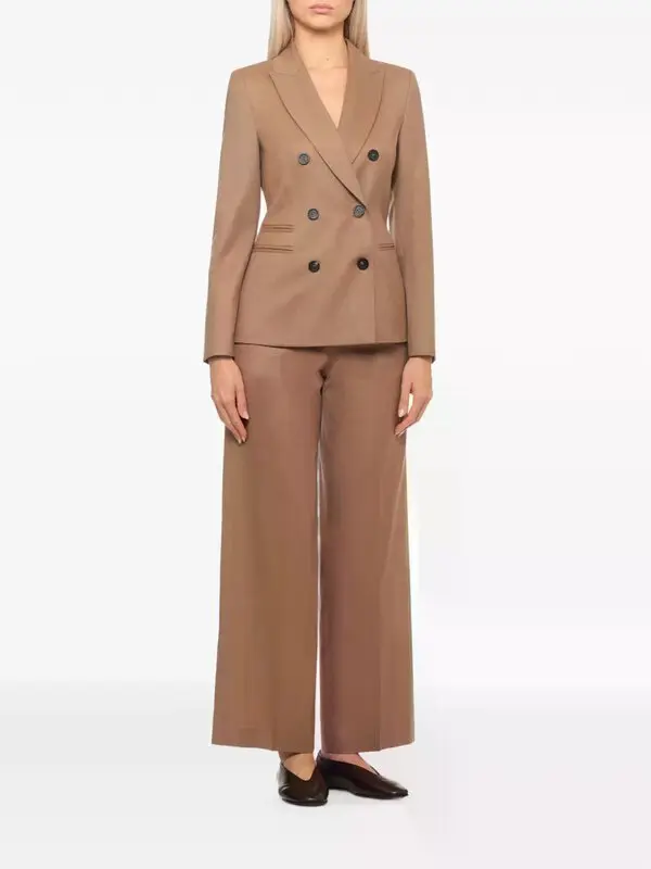 Peserico Double-breasted Virgin Wool Jacket