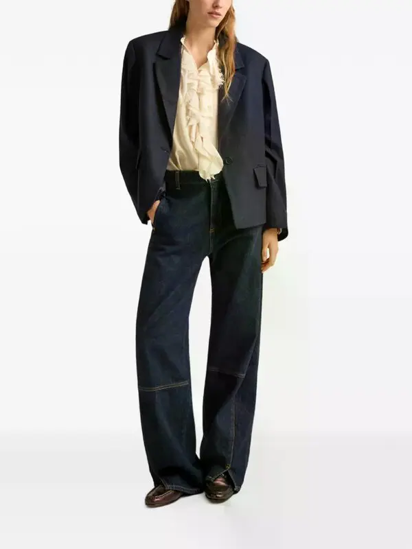 Momoni Kaja Boxy Flannel Blazer