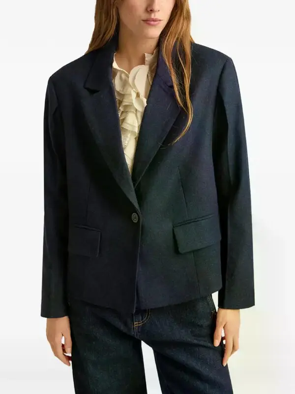 Momoni Kaja Boxy Flannel Blazer