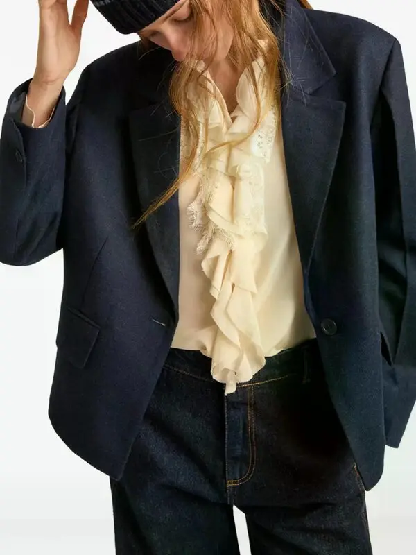 Momoni Kaja Boxy Flannel Blazer