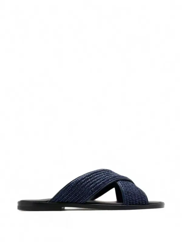 Manolo Blahnik Otawi Crossover-strap Sandals