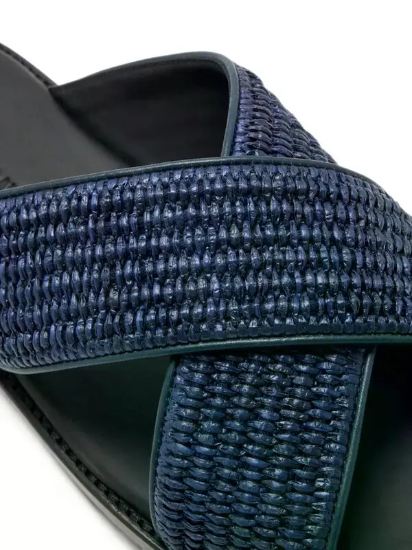 Manolo Blahnik Otawi Crossover-strap Sandals
