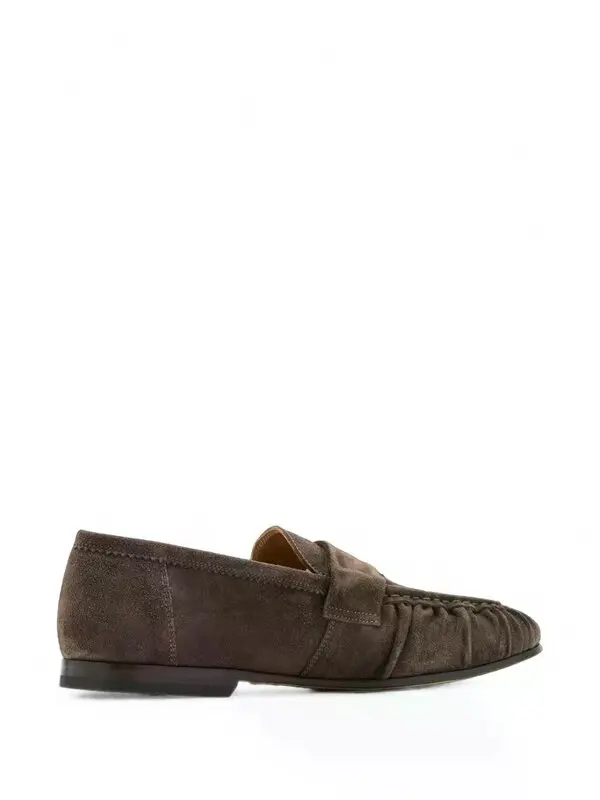 STURLINI FIRENZE New Brenta Ruched Suede Loafers