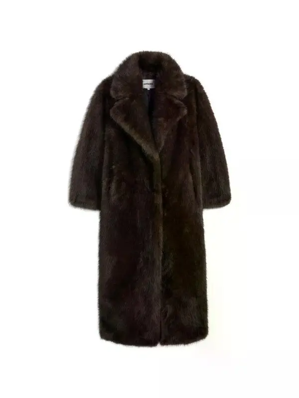 Apparis Gabrielle Faux-fur Coat - Brown