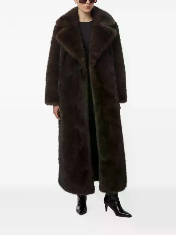 Apparis Gabrielle Faux-fur Coat - Brown