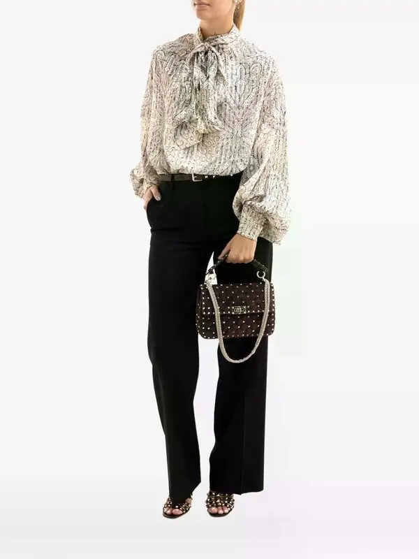 Zimmermann Pussy-bow Paisley-print Blouse