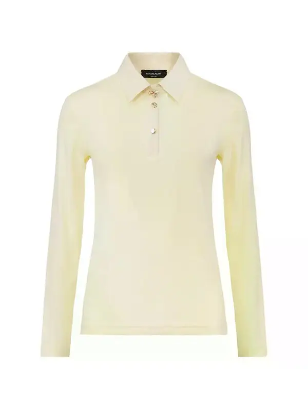 Fabiana Filippi Long-sleeve Polo Shirt - Yellow