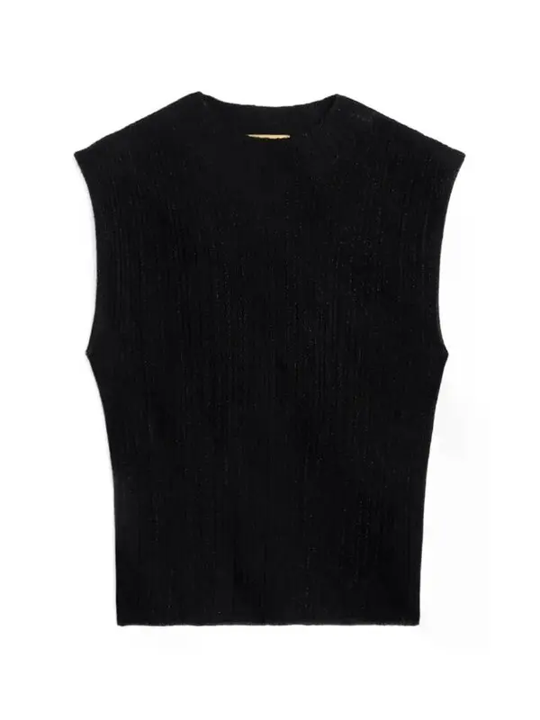 Momoni Geisa Ribbed-knit Vest
