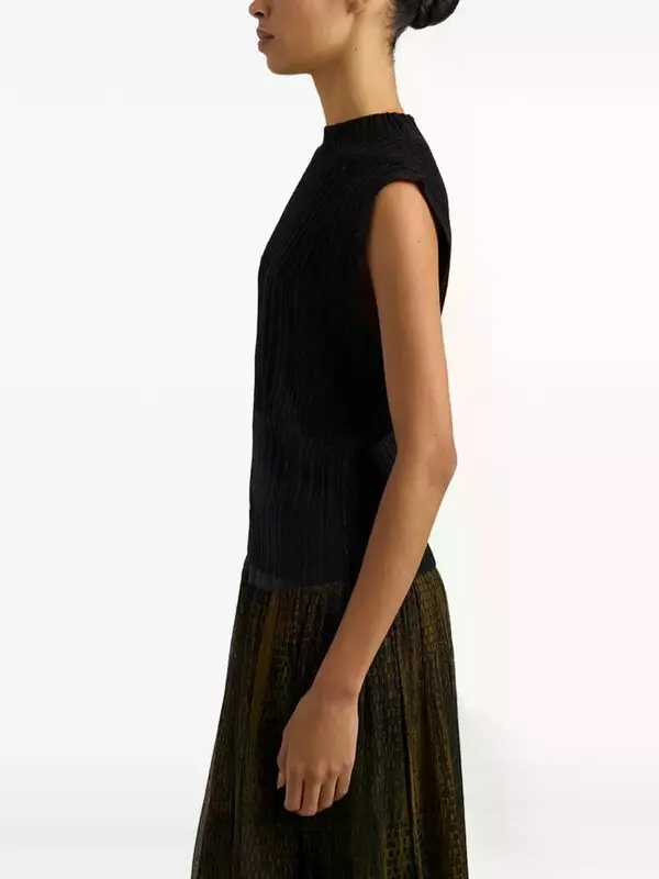 Momoni Geisa Ribbed-knit Vest