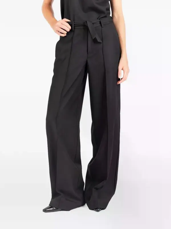 SOCIETE ANONYME Dalston Tie-waist Wide-leg Trousers - Black