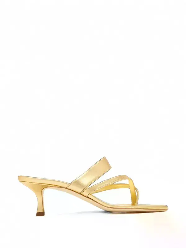 Manolo Blahnik Susa Strappy Leather Sandals