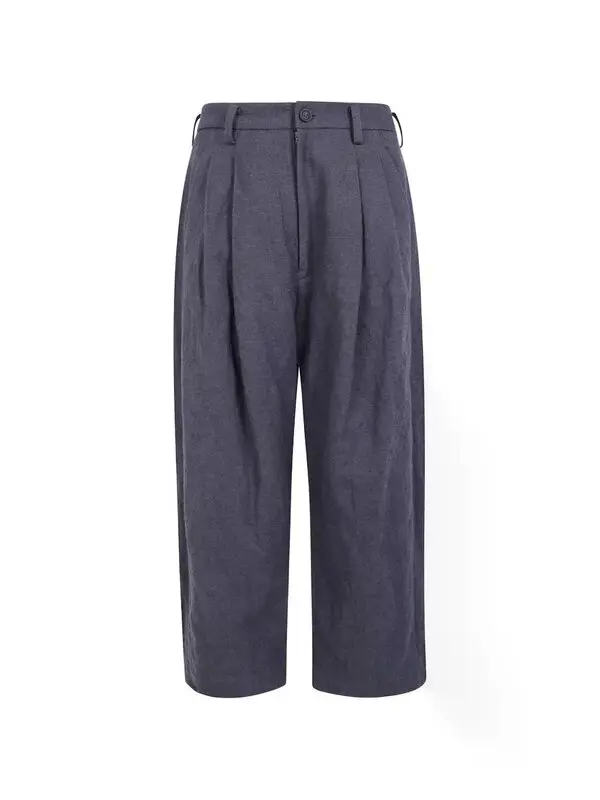 ZIGGY CHEN Pleated Wide-leg Trousers