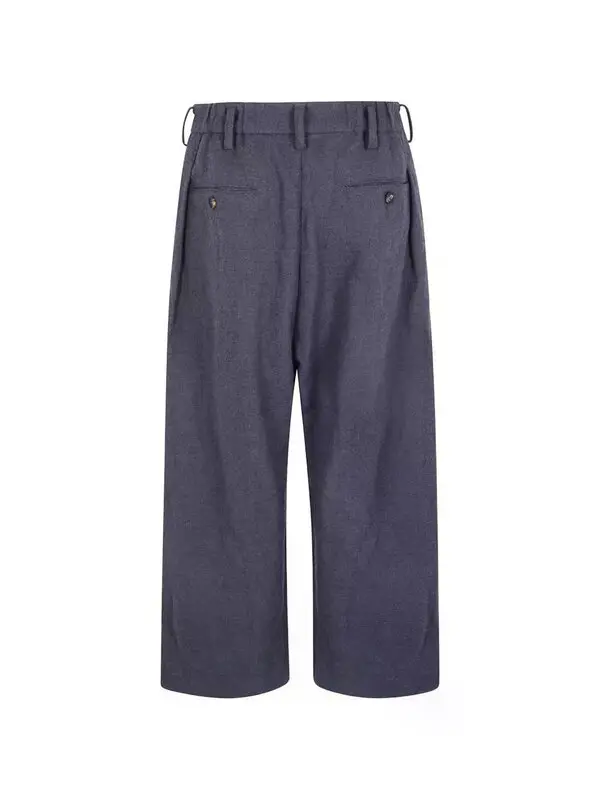 ZIGGY CHEN Pleated Wide-leg Trousers