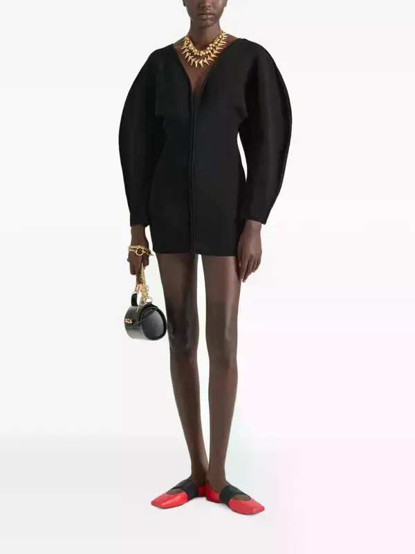 Givenchy Cocoon Mini Dress In Engineered Knit