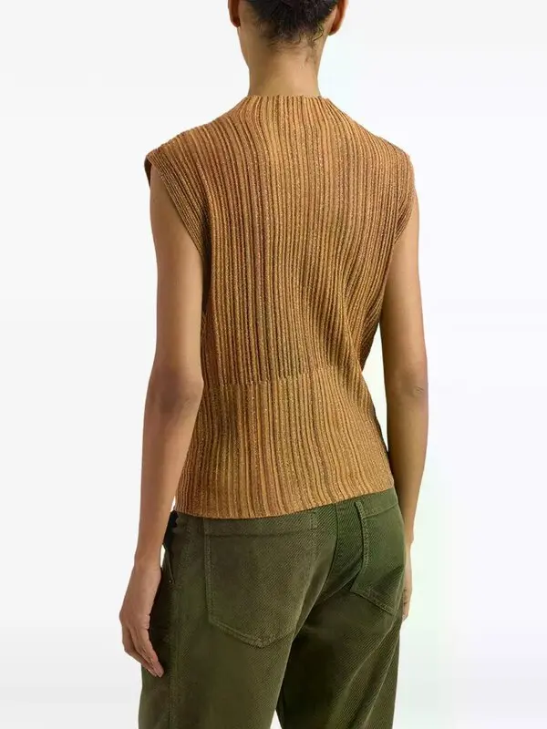 Momoni Geisa Ribbed-knit Vest