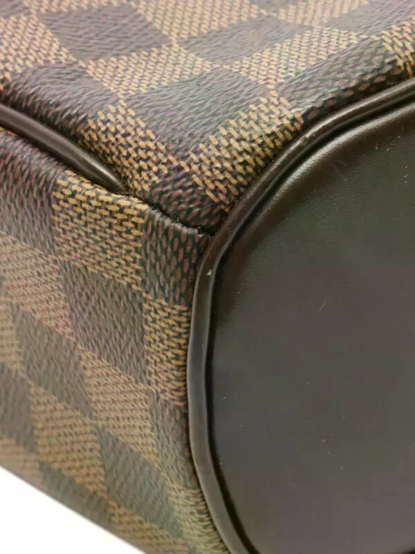 LOUIS VUITTON 2002 Damier Ebene Sarria Horizontal Handbag - Brown