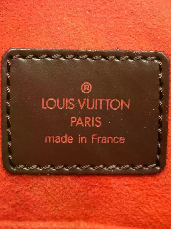 LOUIS VUITTON 2002 Damier Ebene Sarria Horizontal Handbag