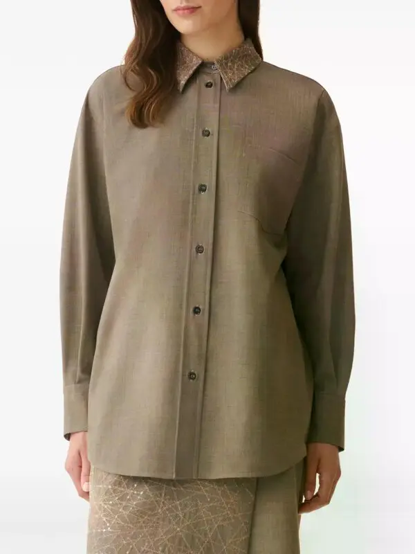 Fabiana Filippi Sequin-embellished Shirt